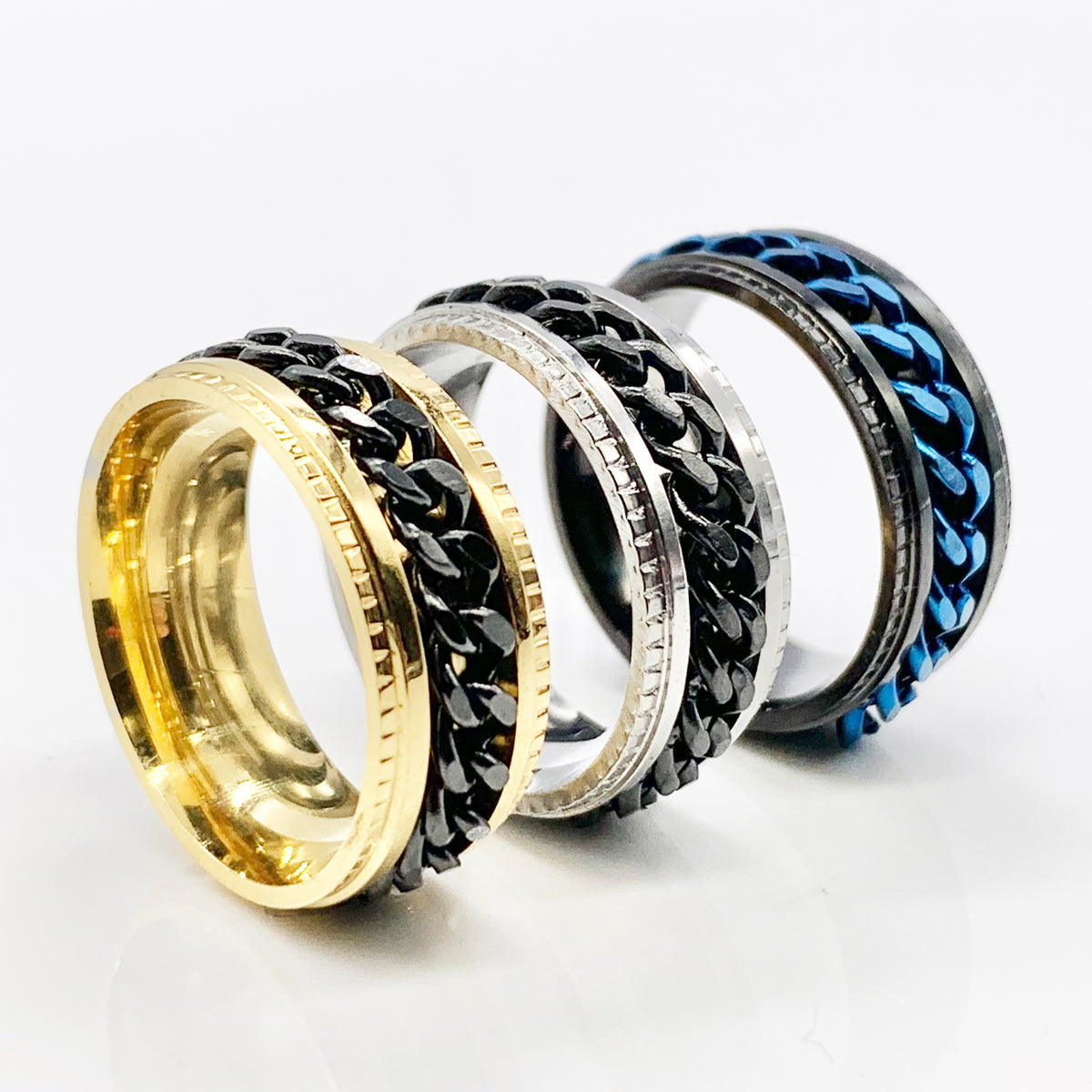 Chain Spinner Ring – Calm Spinners